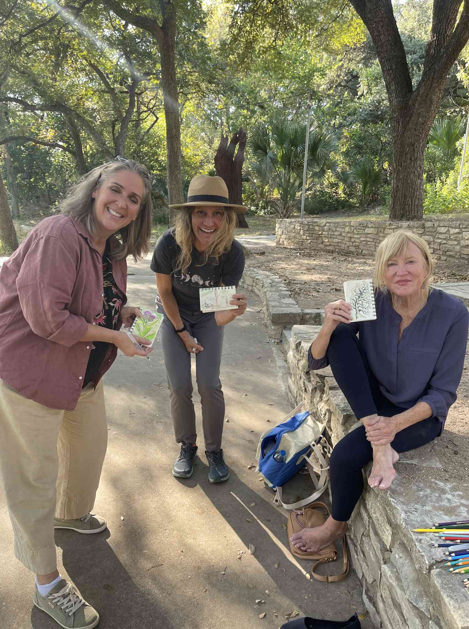 Nature Landscape Sketching at Laguna Gloria - Explorers Club Texas